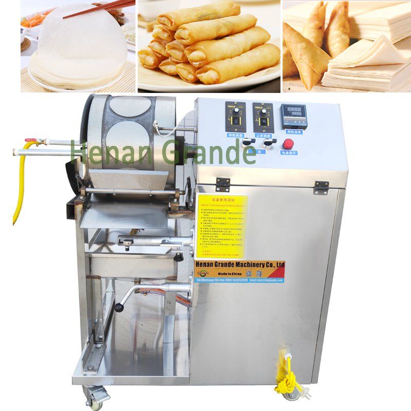 Automatic Samosa/Spring Roll Dough Pastry Wrapper Machine – Grande Machinery– A Professional ...
